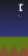 Crescent Moon 🌜in the night sky from Earth Minecraft Banner