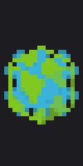 Colorized globe Minecraft Banner