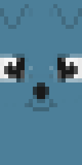 cyan puppy Minecraft Banner