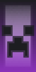 Purple Creeper (Shield Looks Better) Minecraft Banner