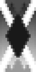 Black and White Minecraft Banner