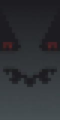Scary Face Minecraft Banner