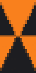 Orange Nuke Minecraft Banner