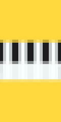 Golden Piano Minecraft Banner