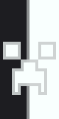 ying yang creeper Minecraft Banner