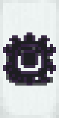 Gastly pokemon Minecraft Banner