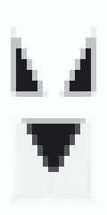 ghost banner. (replace w bordure indented for mad ghost) Minecraft Banner