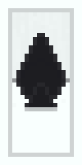Black Spade Card Minecraft Banner