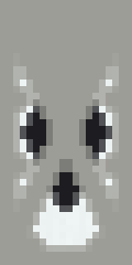 Grey Wolf Minecraft Banner