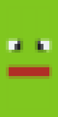 weird kermit frog Minecraft Banner