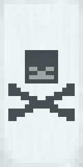Skeleton Banner Minecraft Banner