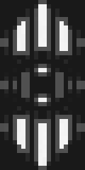 Black and White Banner Minecraft Banner