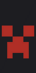 Banner creeper red Minecraft Banner