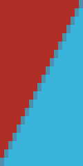 Red vs Light Blue Minecraft Banner Minecraft Banner