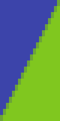 Blue Vs Lime Minecraft Banner Minecraft Banner