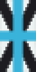 Flag of Estonia (Naval Jack) Minecraft Banner