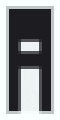 Alphabet letter lowercase i Minecraft Banner