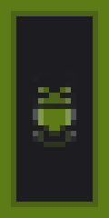 Frog With Border Minecraft Banner