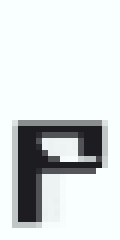 lowercase p letter p not friendly Minecraft Banner