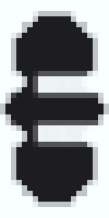 Fancy letter E Minecraft Banner