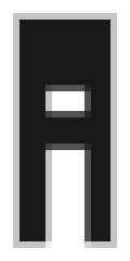 Letter A Minecraft Banner