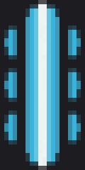 Glowing Beam (Light Blue) Minecraft Banner