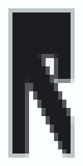 Letter R Minecraft Banner