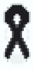 Black Ribbon Minecraft Banner