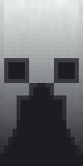 the shadow creeper Minecraft Banner