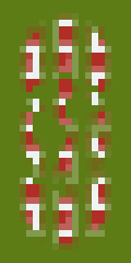 Overgrown brick wall Minecraft Banner