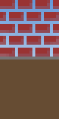brick and dirt Minecraft Banner