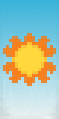 Sun banner Minecraft Banner