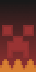 Hell Creeper Minecraft Banner