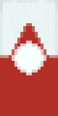 Greenland Flag Vertical Minecraft Banner
