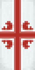 Flag of Georgia (country) Minecraft Banner