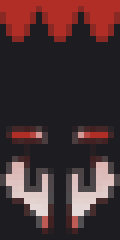 evil looking face Minecraft Banner