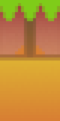 Desert Sunset Oasis Minecraft Banner