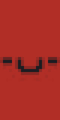 Red Smile Minecraft Banner
