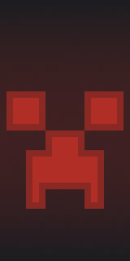 Cave creeper Minecraft Banner