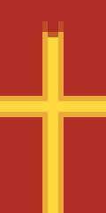 Cross of the sacred Minecraft Banner