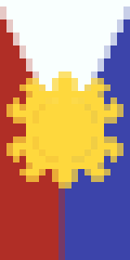 Philippine Flag (Peace) Minecraft Banner
