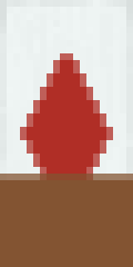 The Red Egg Minecraft Banner