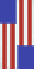 Double American Flag Banner Minecraft Banner