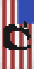 Mojang American Flag Minecraft Banner