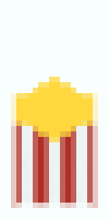 Popcorn Bucket Minecraft Banner