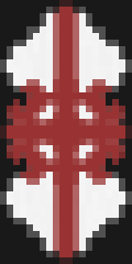 Red warrior symbol Minecraft Banner