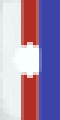 Sideways Serbian flag Minecraft Banner