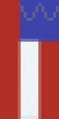 Georgia state flag Minecraft Banner