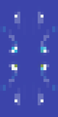 Blue peacock banner Minecraft Banner