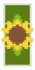 sunflower Minecraft Banner